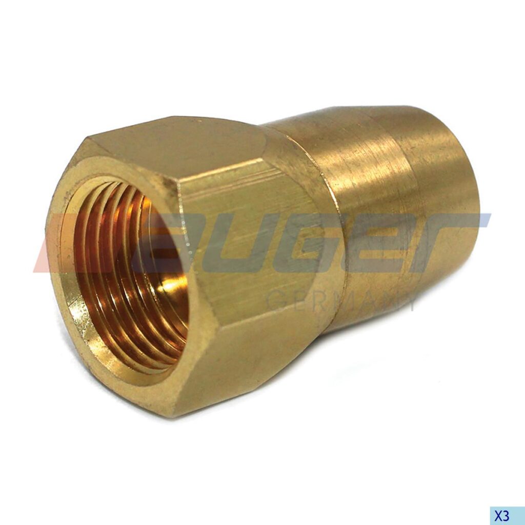 85231 ข้อต่อเหล็ก 12 m/m SCANIA (ตัวเมีย) แบบเสียบ AUGER GERMANY แท้ ...